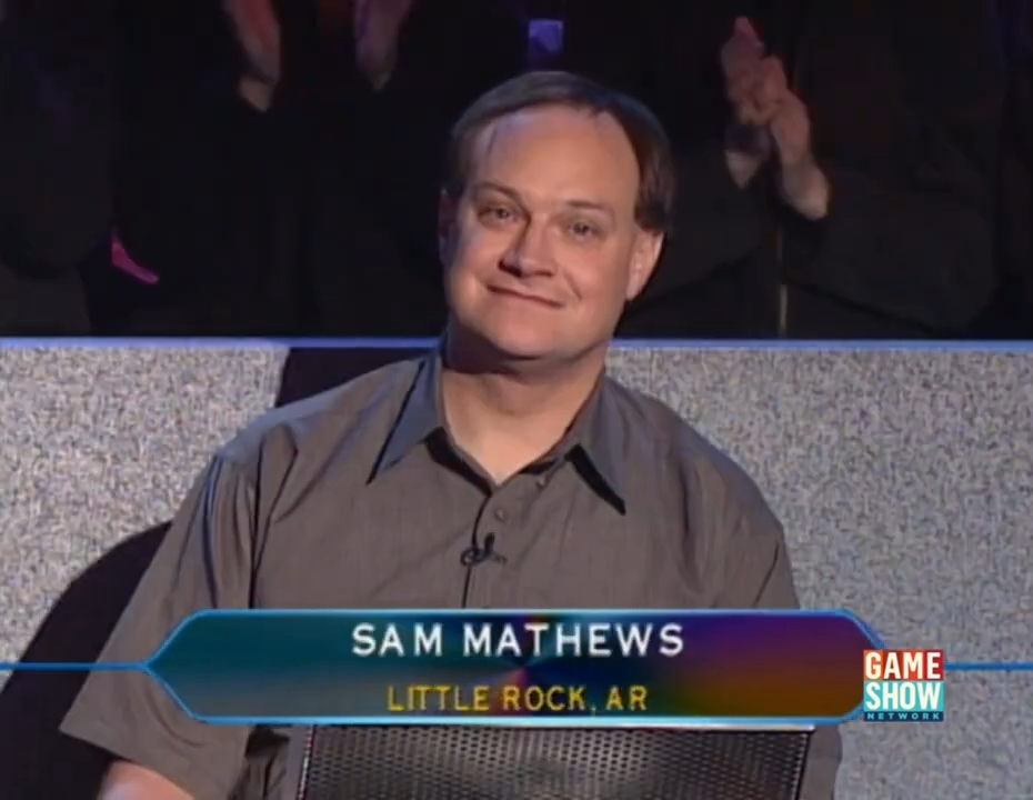 Sam Mathews Who Wants To Be A Millionaire Wiki Fandom