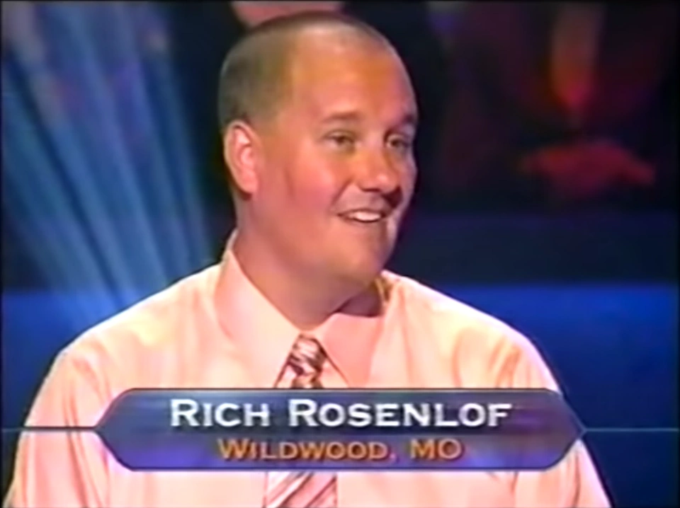 Rich Rosenlof | Who Wants To Be A Millionaire Wiki | Fandom