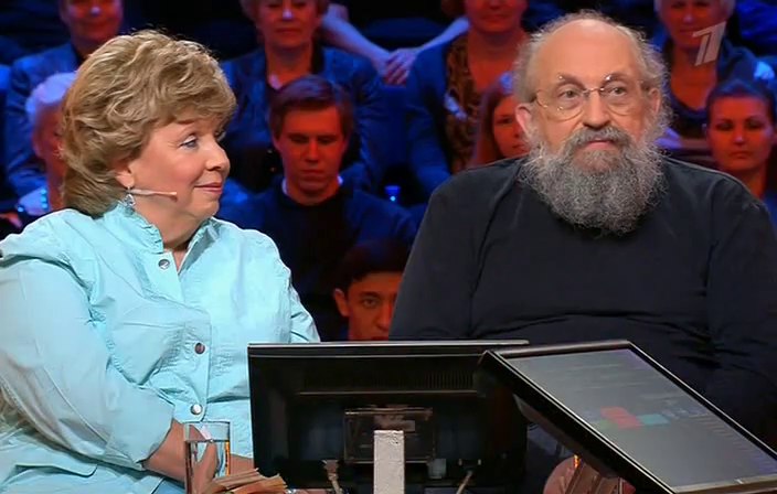 Larisa Rubalskaya And Anatoly Wasserman Who Wants To Be A Millionaire