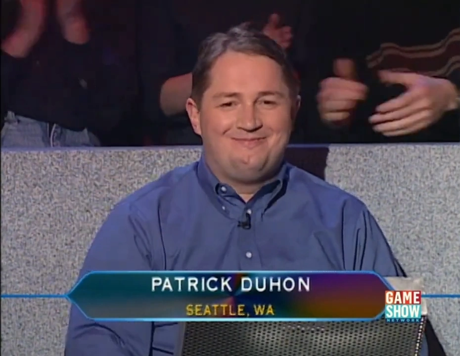 Patrick Duhon | Who Wants To Be A Millionaire Wiki | Fandom