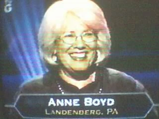 Anne Boyd | Who Wants To Be A Millionaire Wiki | Fandom
