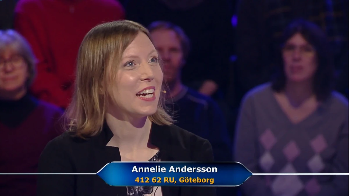 Annelie Andersson | Who Wants To Be A Millionaire Wiki | Fandom