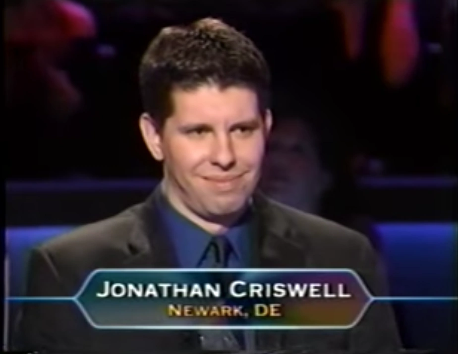 Jonathan Criswell | Who Wants To Be A Millionaire Wiki | Fandom