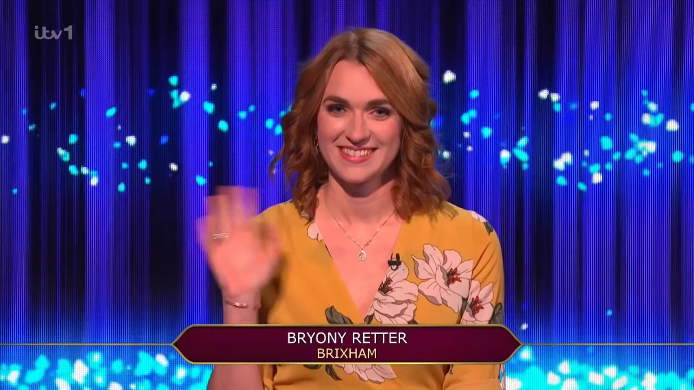 Bryony Retter | Who Wants To Be A Millionaire Wiki | Fandom