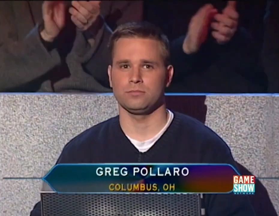 Greg Pollaro | Who Wants To Be A Millionaire Wiki | Fandom