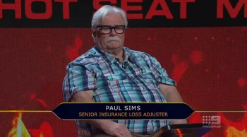 Paul Sims | Who Wants To Be A Millionaire Wiki | Fandom