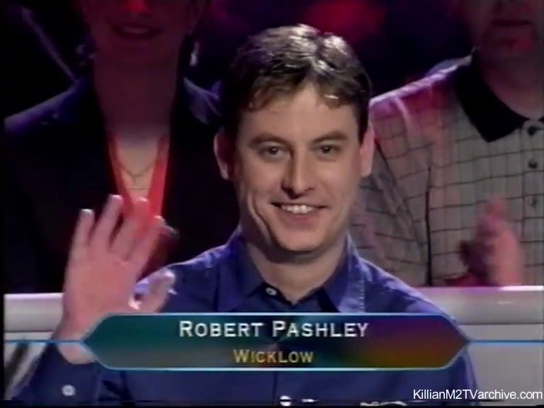 Robert Pashley | Who Wants To Be A Millionaire Wiki | Fandom
