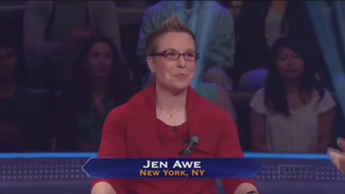 Jen Awe | Who Wants To Be A Millionaire Wiki | Fandom