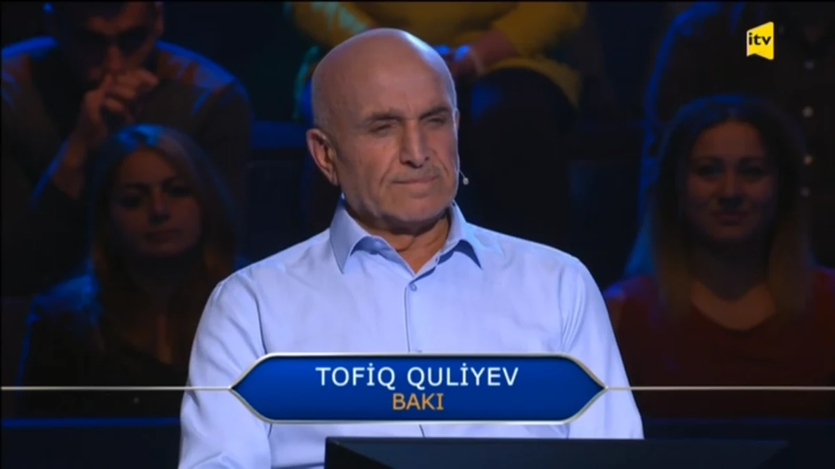 Tofiq Quliyev | Who Wants To Be A Millionaire Wiki | Fandom