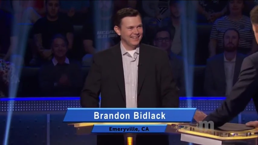 Brandon Bidlack | Who Wants To Be A Millionaire Wiki | Fandom