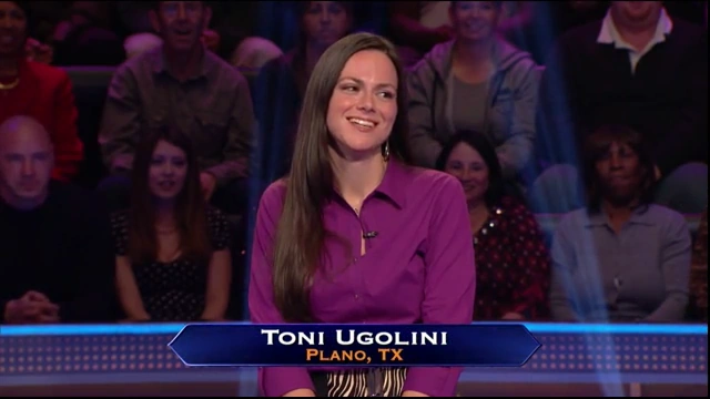 Toni Ugolini | Who Wants To Be A Millionaire Wiki | Fandom