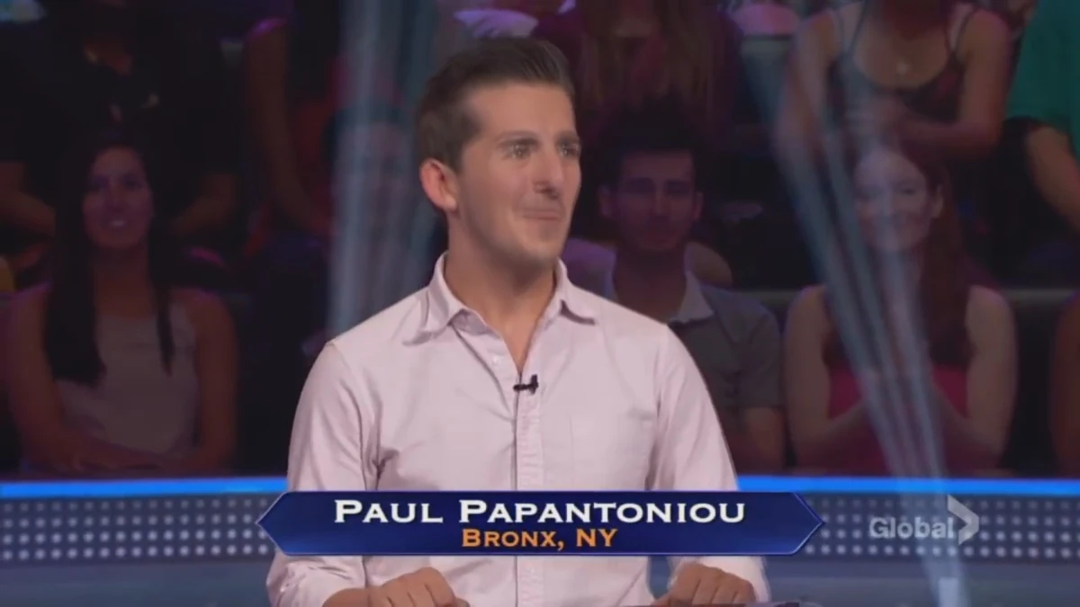 Paul Papantoniou | Who Wants To Be A Millionaire Wiki | Fandom
