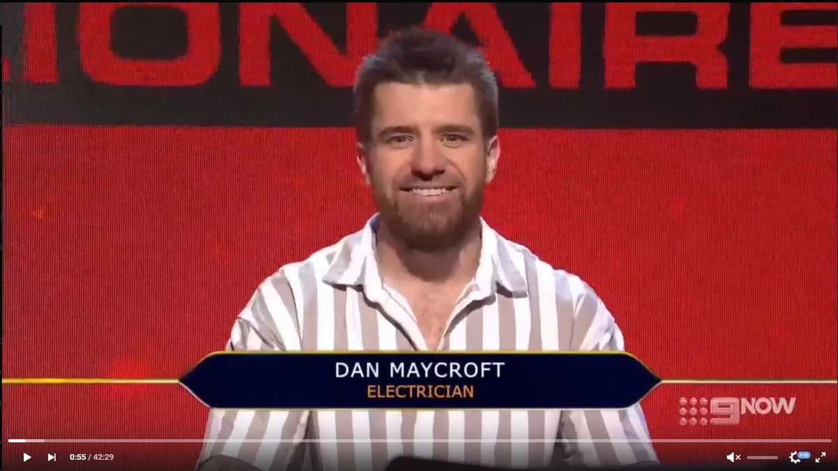 Dan Maycroft | Who Wants To Be A Millionaire Wiki | Fandom