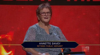 Annette Davey | Who Wants To Be A Millionaire Wiki | Fandom