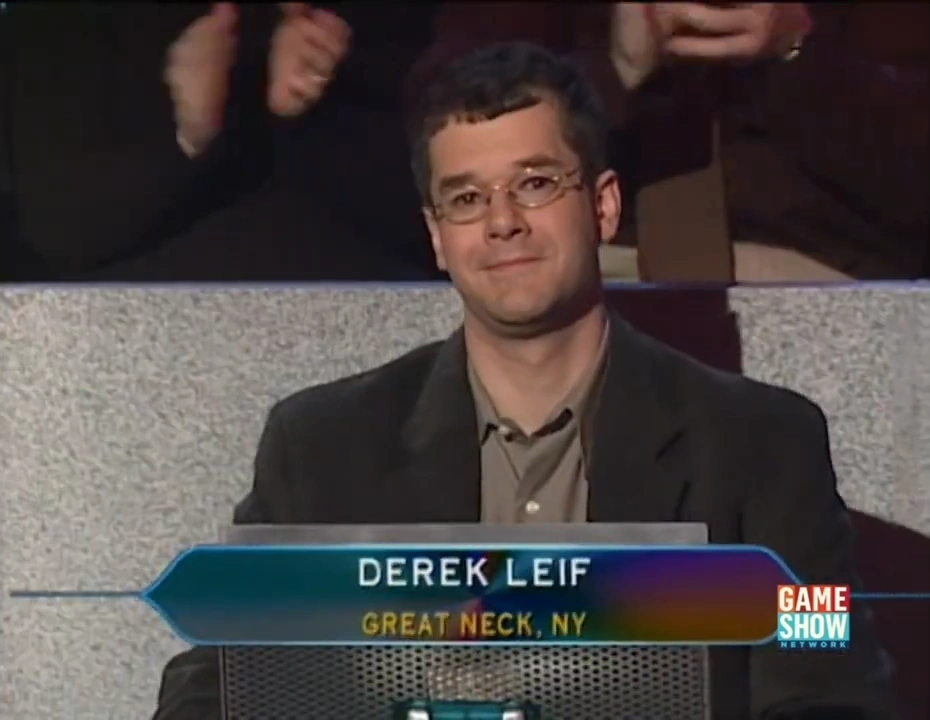 Derek Leif | Who Wants To Be A Millionaire Wiki | Fandom