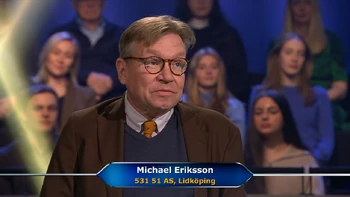 Michael Eriksson | Who Wants To Be A Millionaire Wiki | Fandom