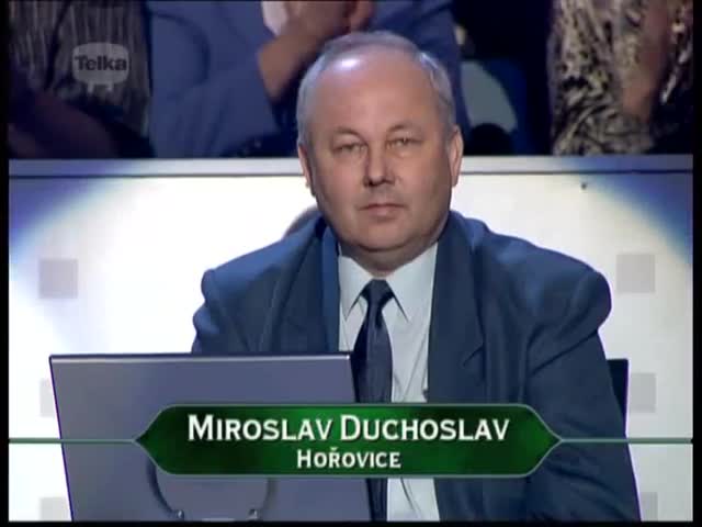 Miroslav Duchoslav Who Wants To Be A Millionaire Wiki Fandom