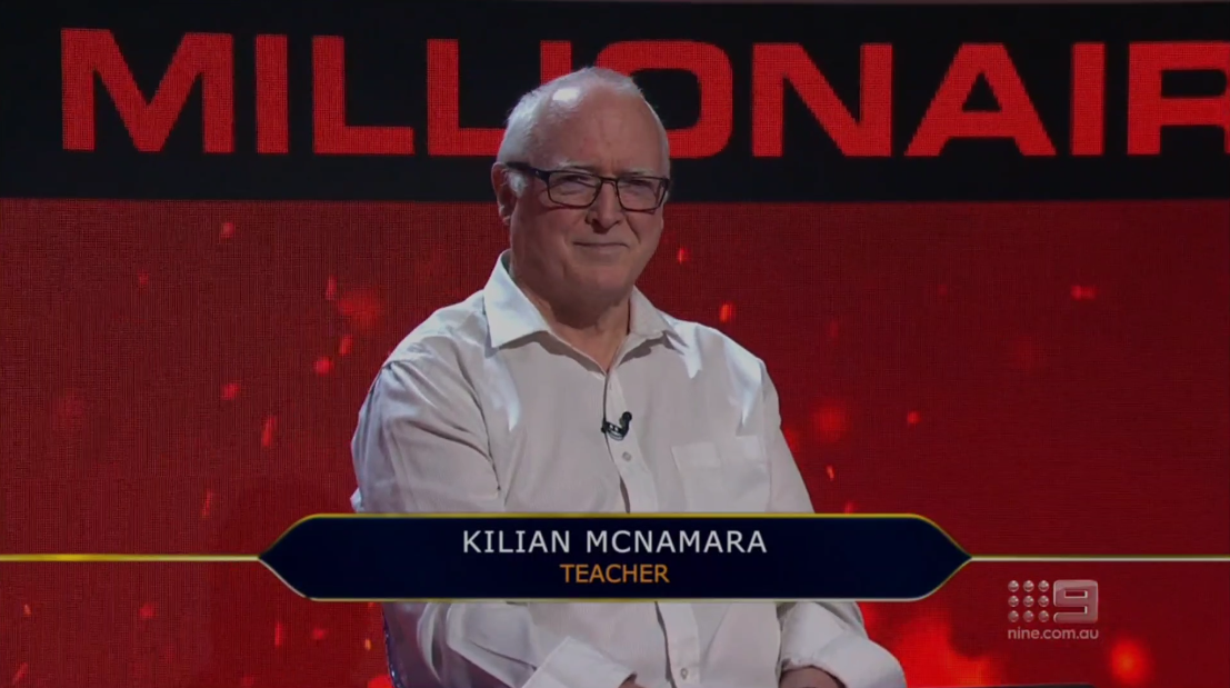 Kilian Mcnamara Who Wants To Be A Millionaire Wiki Fandom