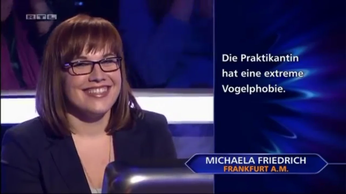 Michaela Friedrich | Who Wants To Be A Millionaire Wiki | Fandom
