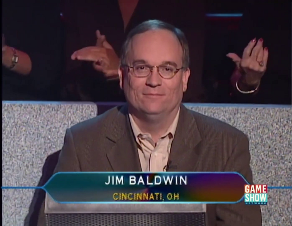 Jim Baldwin Who Wants To Be A Millionaire Wiki Fandom