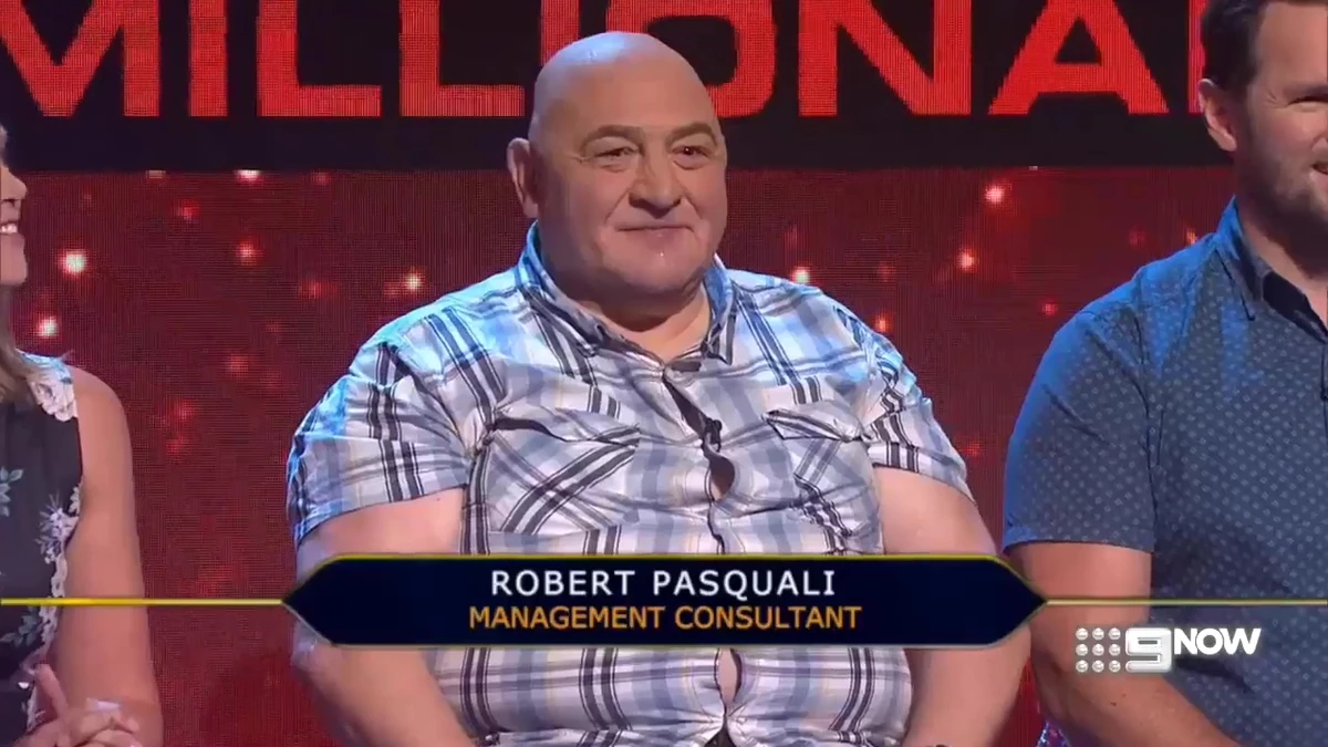 Robert Pasquali | Who Wants To Be A Millionaire Wiki | Fandom