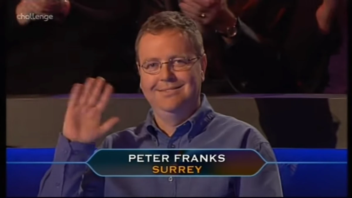 Peter Franks | Who Wants To Be A Millionaire Wiki | Fandom