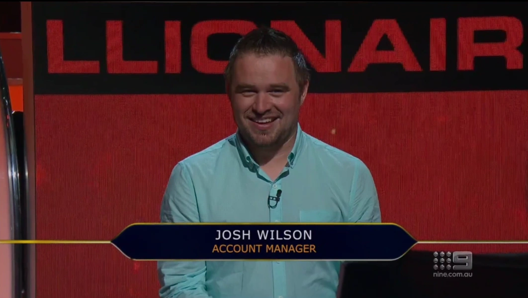Josh Wilson | Who Wants To Be A Millionaire Wiki | Fandom