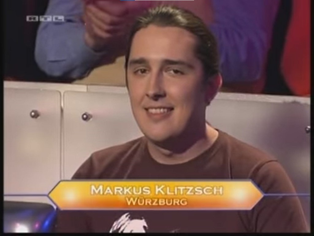 Markus Klitzsch Who Wants To Be A Millionaire Wiki Fandom