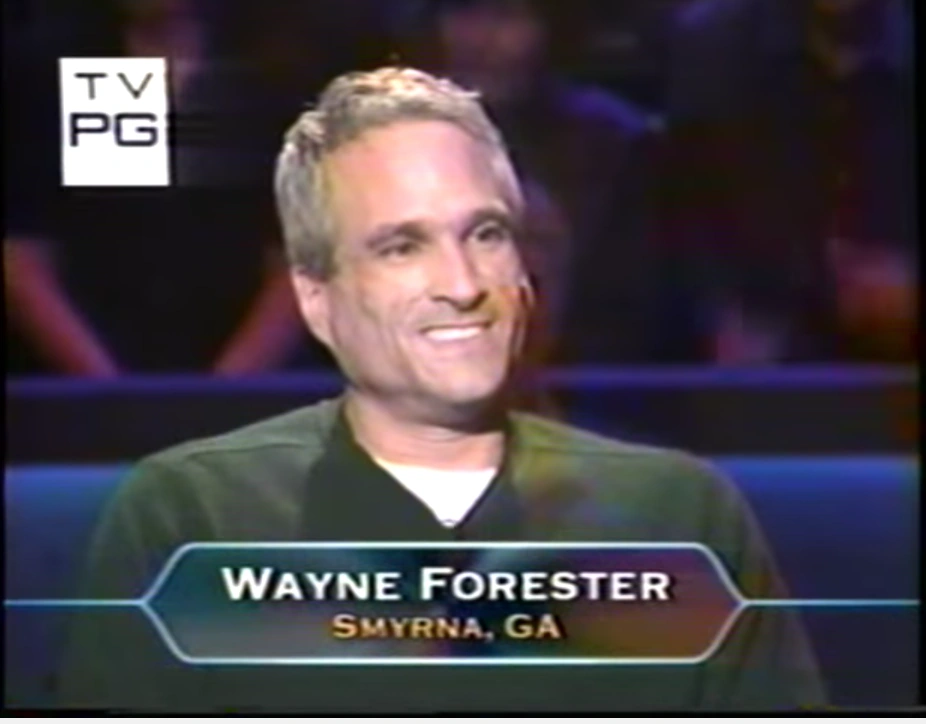 Wayne Forester | Who Wants To Be A Millionaire Wiki | Fandom