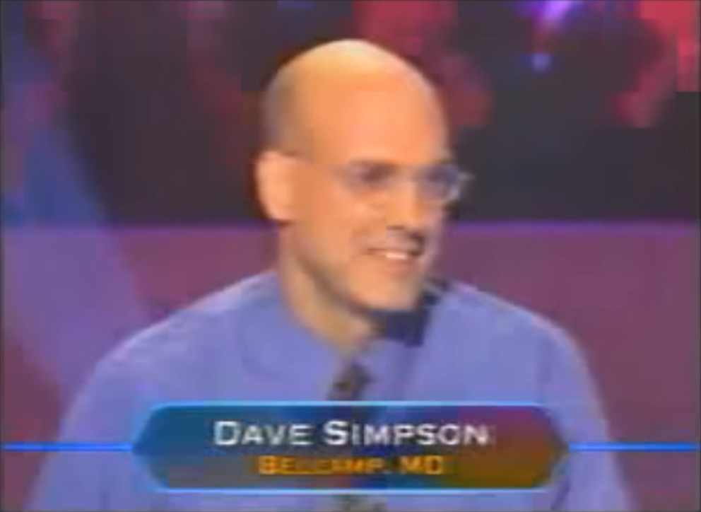 Dave Simpson Who Wants To Be A Millionaire Wiki Fandom