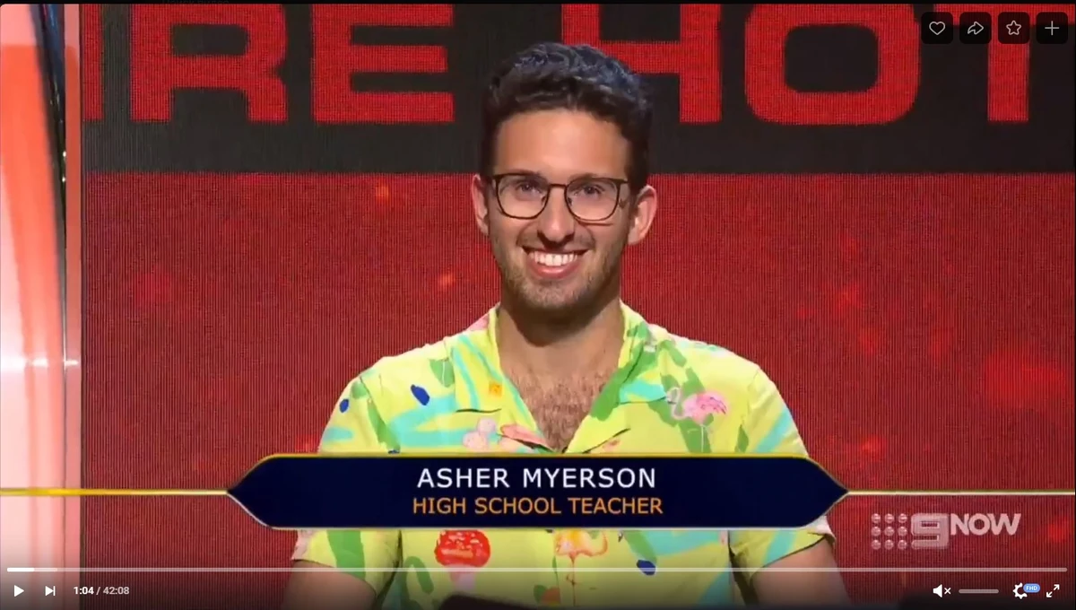 Asher Myerson | Who Wants To Be A Millionaire Wiki | Fandom