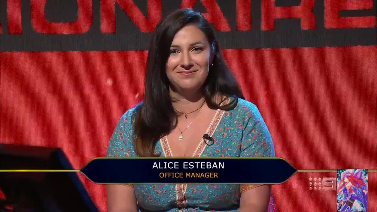Alice Esteban | Who Wants To Be A Millionaire Wiki | Fandom