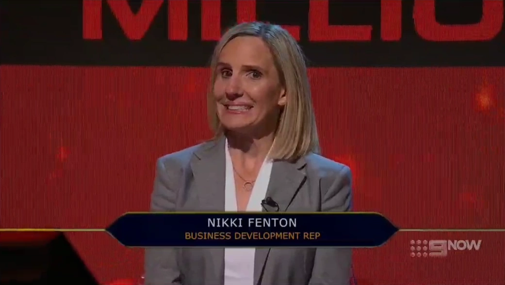 Nikki Fenton | Who Wants To Be A Millionaire Wiki | Fandom
