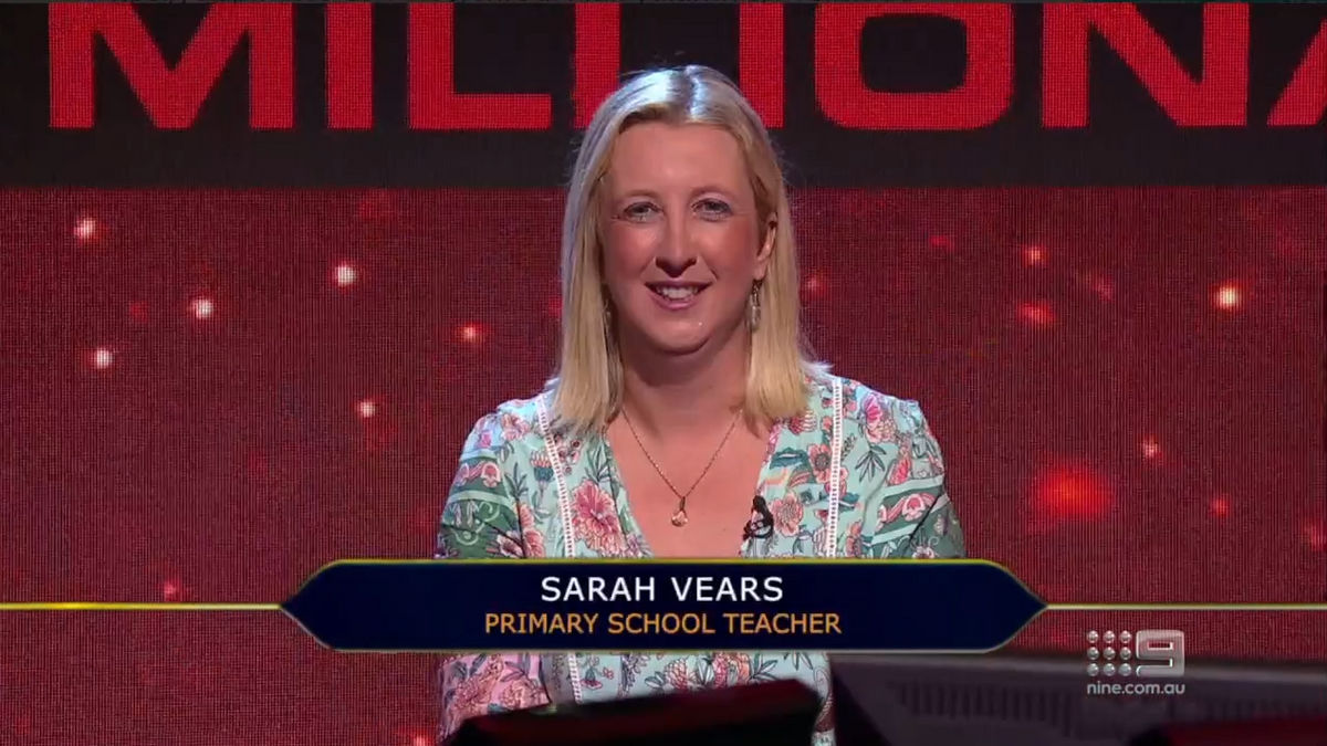 Sarah Vears Who Wants To Be A Millionaire Wiki Fandom