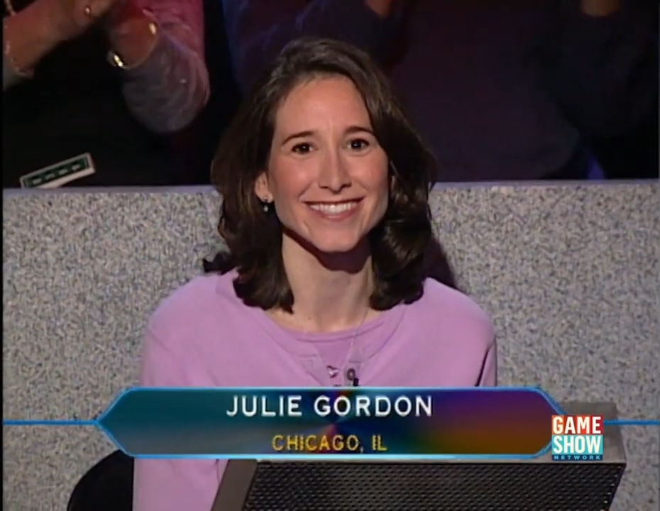 Julie Gordon Who Wants To Be A Millionaire Wiki Fandom