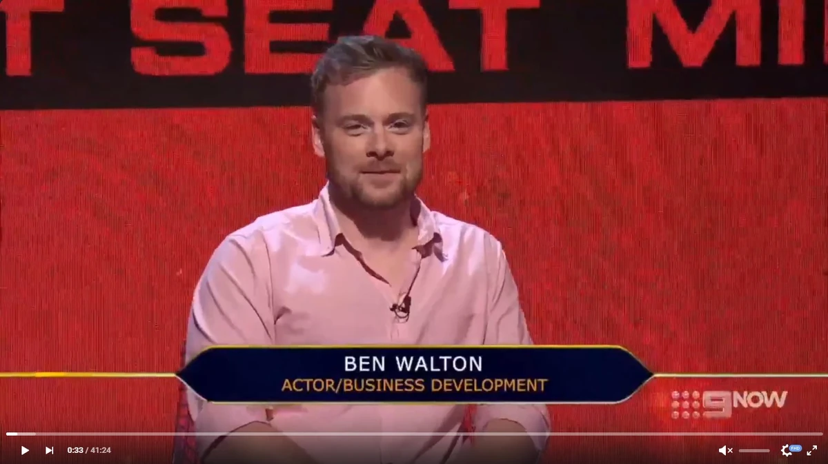 Ben Walton | Who Wants To Be A Millionaire Wiki | Fandom