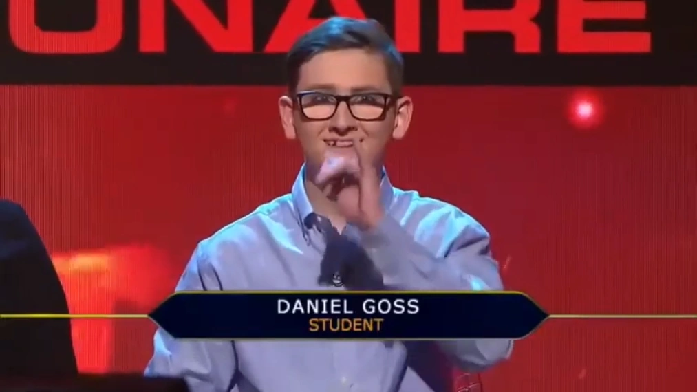 Daniel Goss | Who Wants To Be A Millionaire Wiki | Fandom