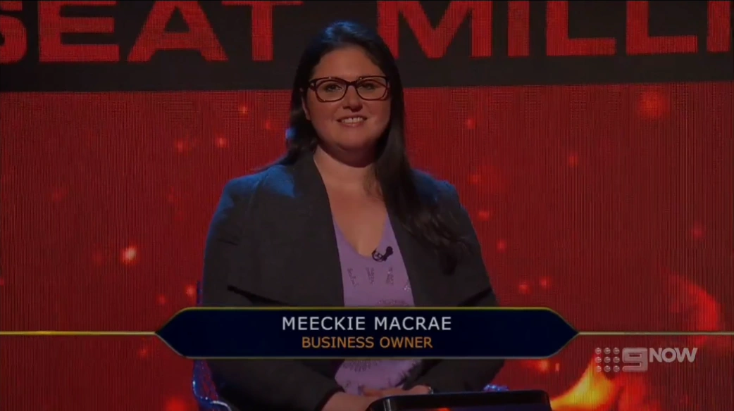 Meeckie Macrae | Who Wants To Be A Millionaire Wiki | Fandom