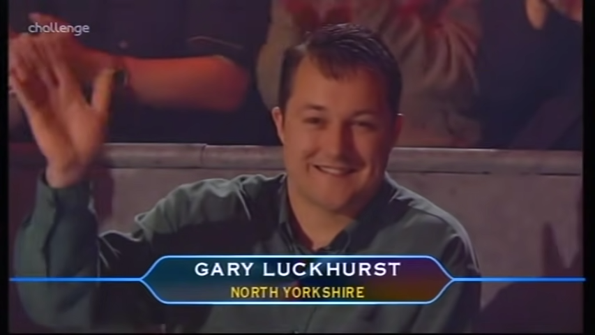 Gary Luckhurst Who Wants To Be A Millionaire Wiki Fandom