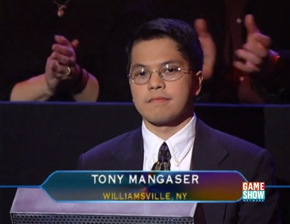 Tony Mangaser | Who Wants To Be A Millionaire Wiki | Fandom