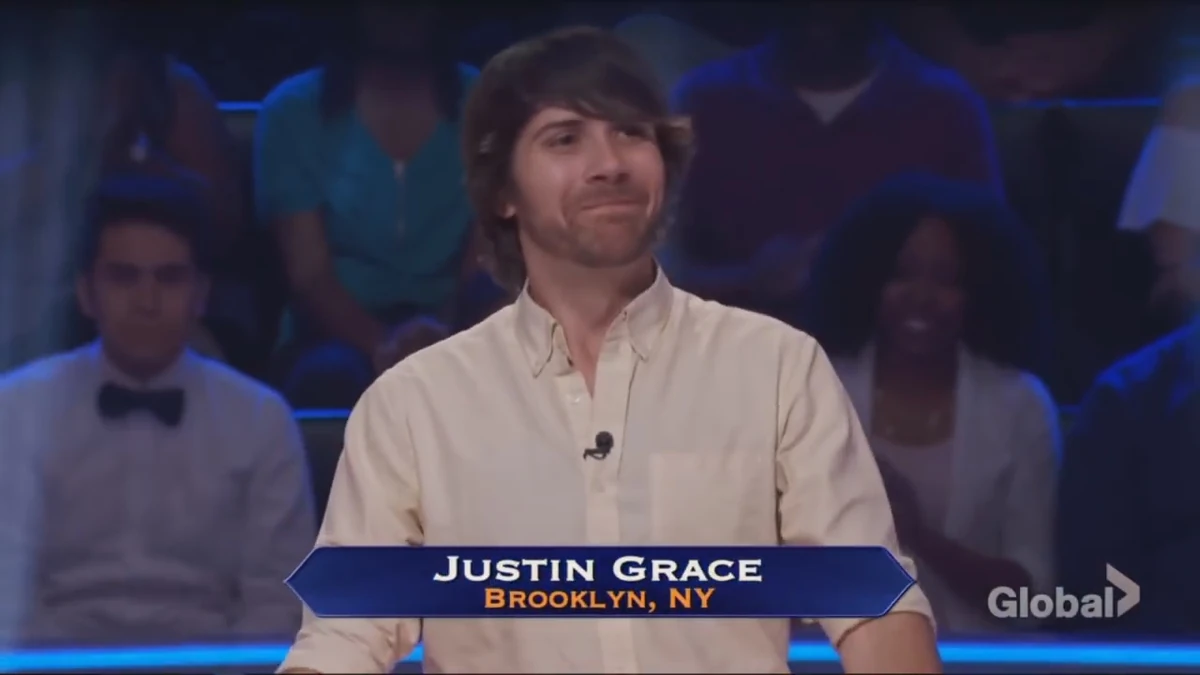 Justin Grace | Who Wants To Be A Millionaire Wiki | Fandom