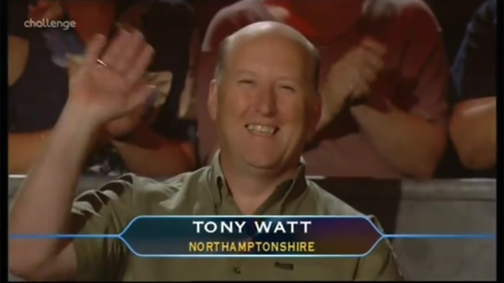 Tony Watt | Who Wants To Be A Millionaire Wiki | Fandom