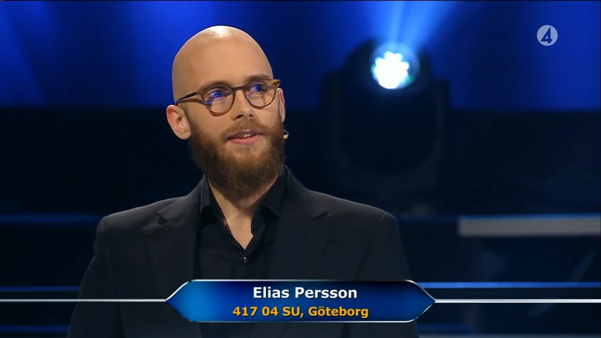 Elias Persson | Who Wants To Be A Millionaire Wiki | Fandom
