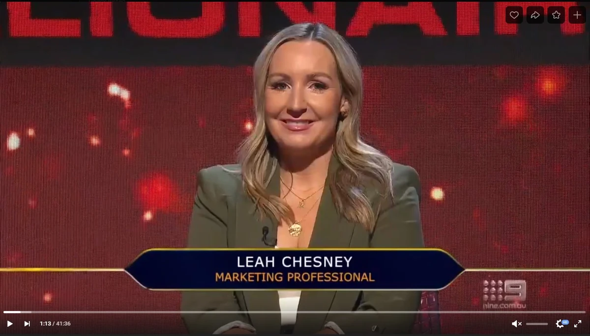 Lean Chesney | Who Wants To Be A Millionaire Wiki | Fandom