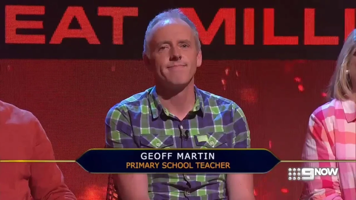 Geoff Martin | Who Wants To Be A Millionaire Wiki | Fandom