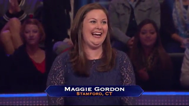 Maggie Gordon | Who Wants To Be A Millionaire Wiki | Fandom