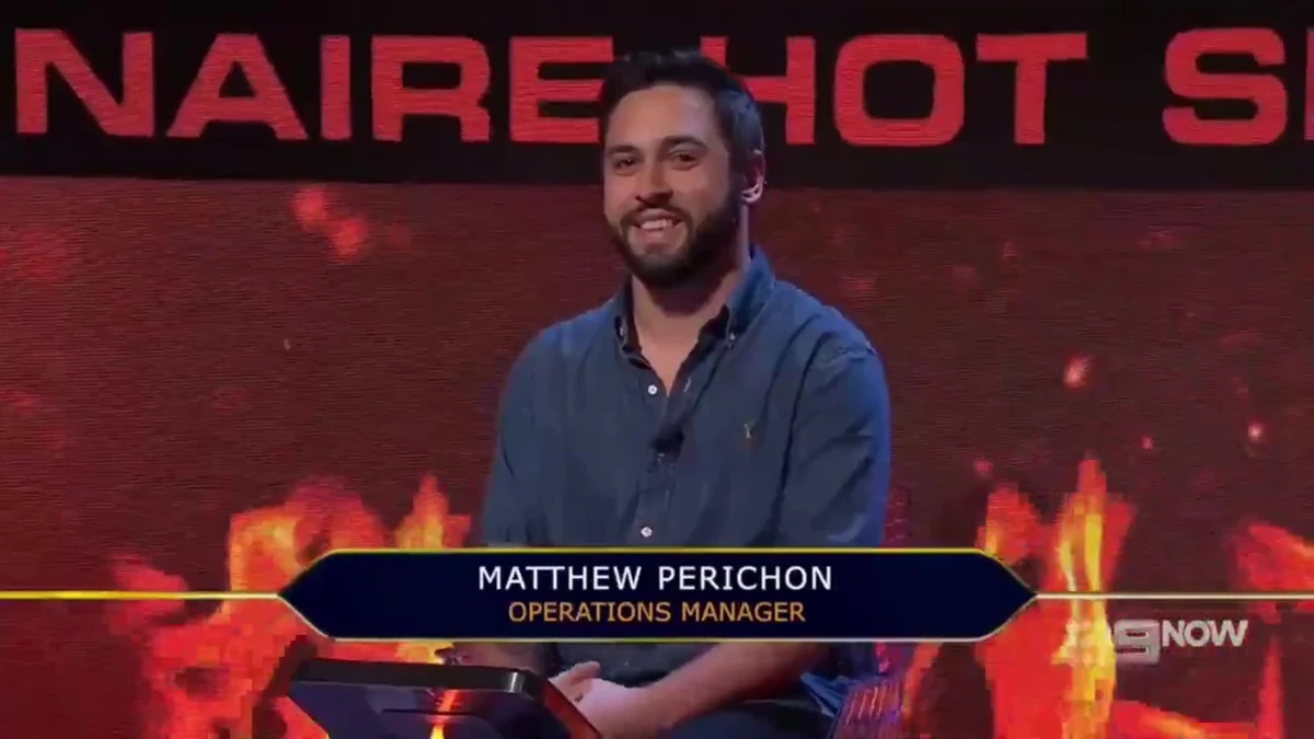 Matthew Perichon | Who Wants To Be A Millionaire Wiki | Fandom