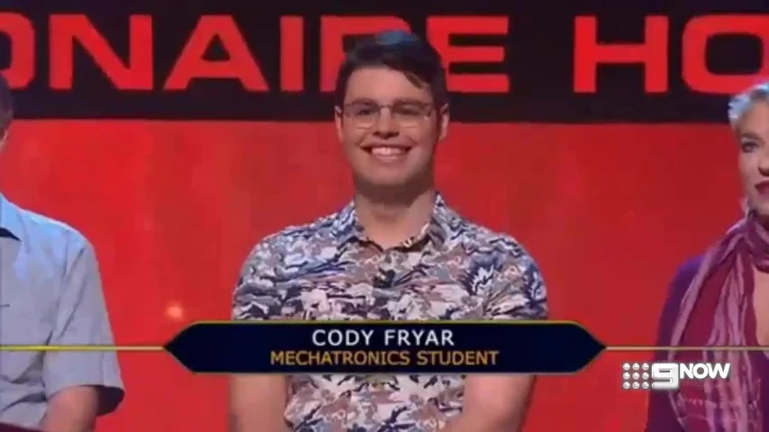 Cody Fryar | Who Wants To Be A Millionaire Wiki | Fandom