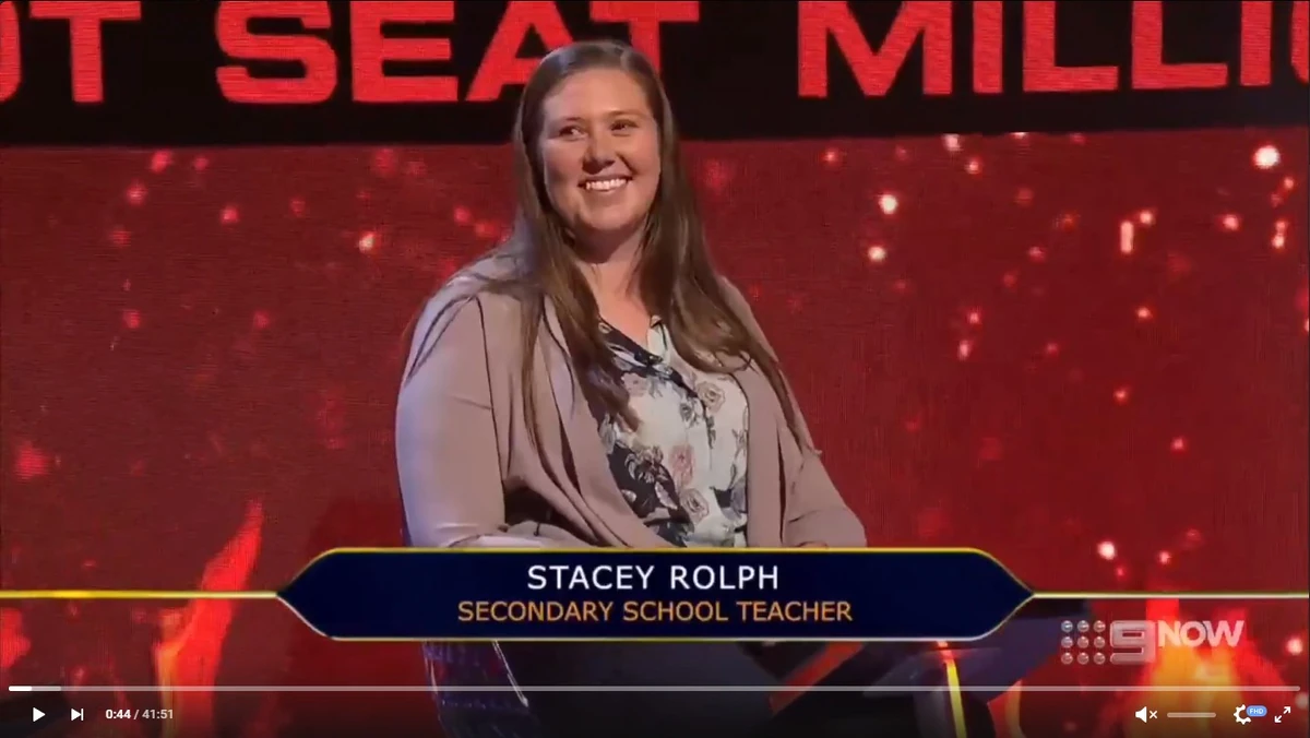 Stacey Rolph | Who Wants To Be A Millionaire Wiki | Fandom