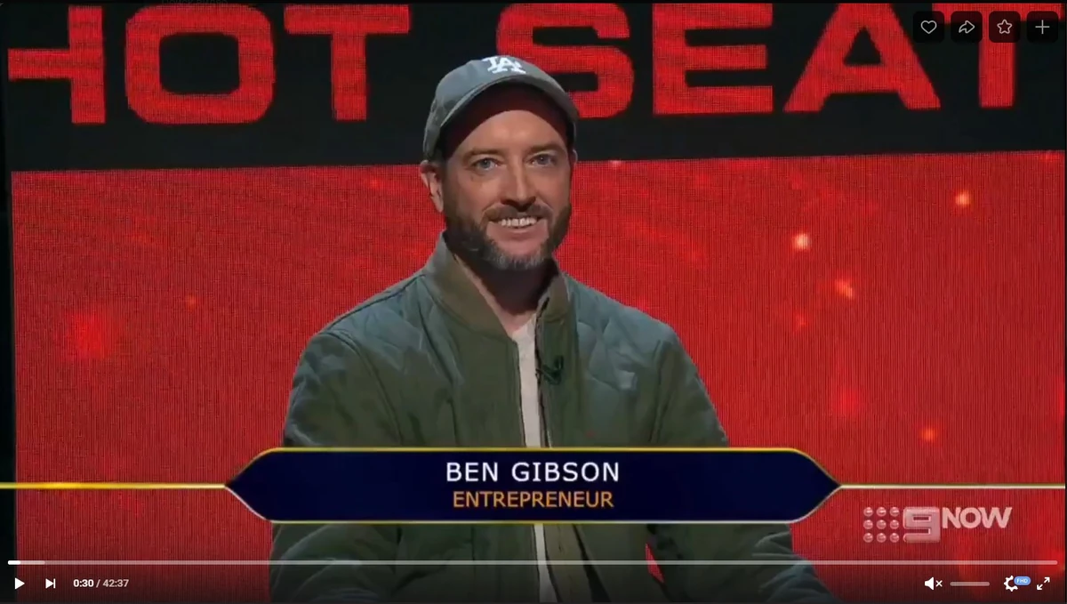 Ben Gibson | Who Wants To Be A Millionaire Wiki | Fandom
